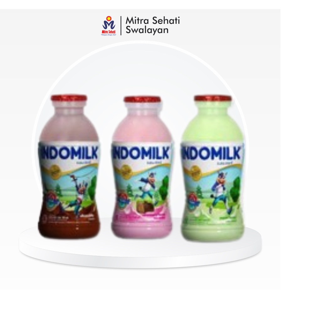 Jual SUSU INDOMILK CAIR BOTOL 190ml - Mitra Sehati Swalayan | Shopee ...