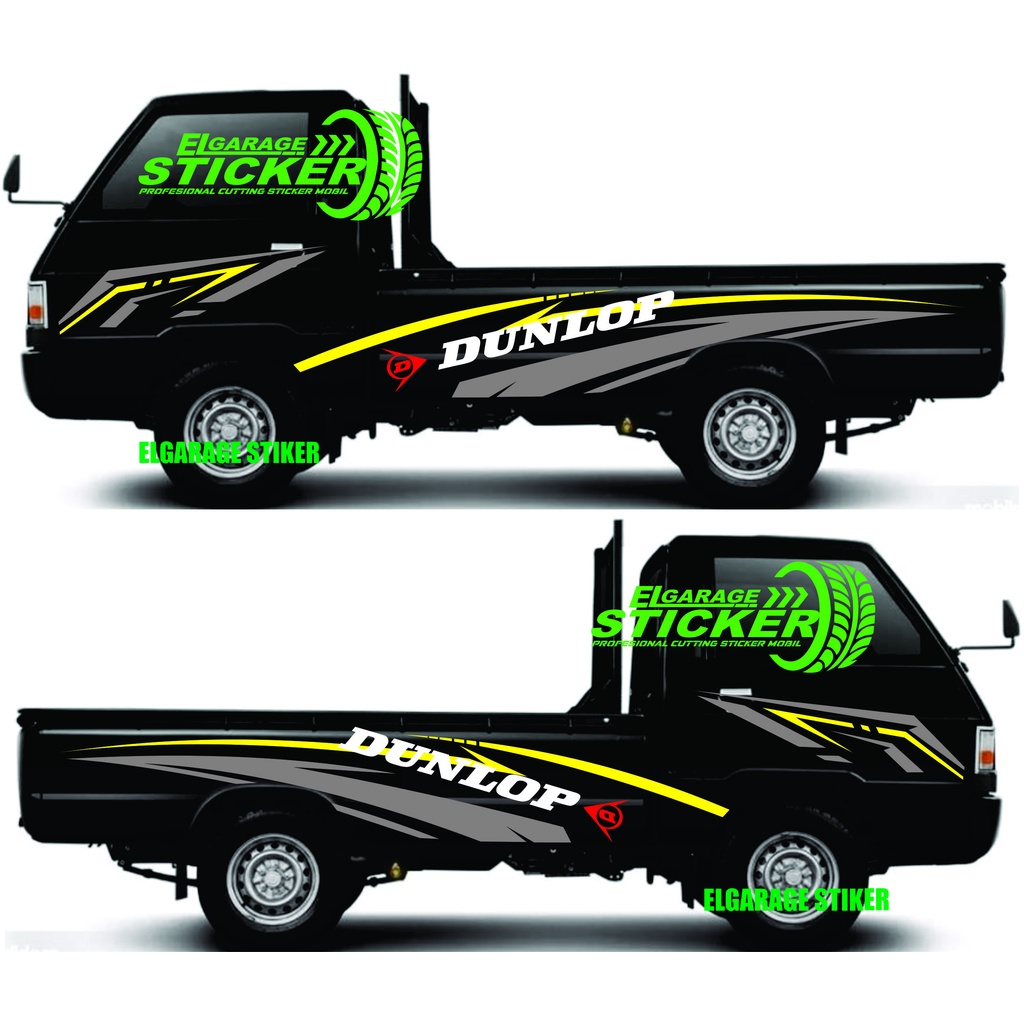 Jual Stiker mobil pick up mitsubishi l300 cutting stiker striping body ...
