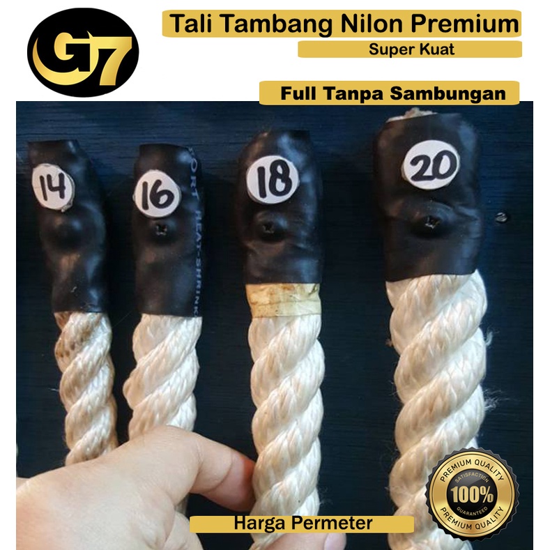 Jual Tali Nilon Tali Tambang Nylon Rope 18mm 20mm Tali Tambang Besar ...