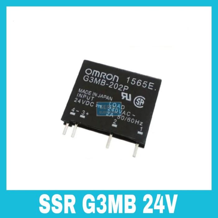 Jual Solid state relay SSR OMRON G3MB-202P-24VDC 240V AC DC Load 2A 24V | Shopee Indonesia