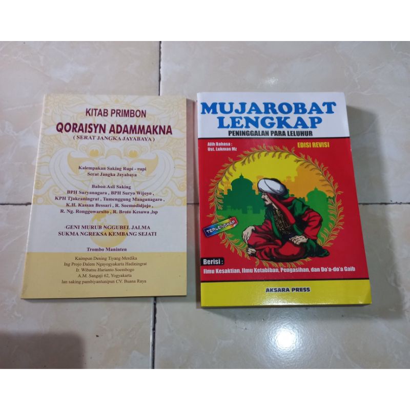 Jual KITAB PRIMBON QORASYN ADAMMAKNA (SERAT JANGKA JAYABAYA) BAHASA ...