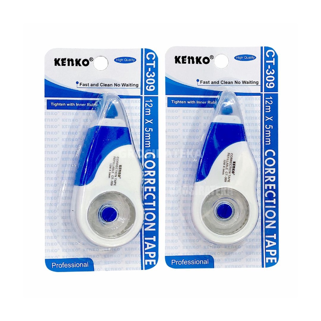 Jual TIPE X, TIPE X KERTAS, TIPE X PITA, CORRECTION TAPE CT-309 KENKO ...