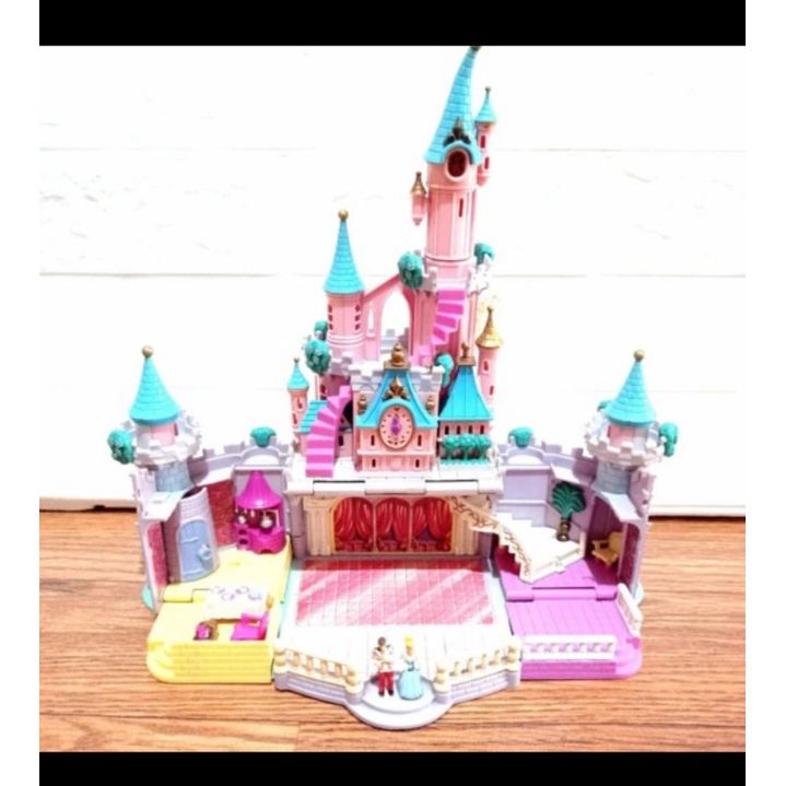 Jual polly pocket cinderella castle original Disney vintage | Shopee ...