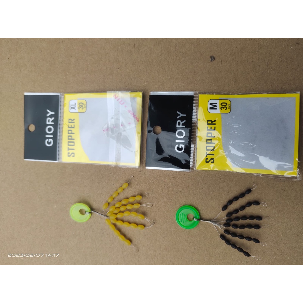 Jual GIORY Stopper Batang Float Orca Pancing Warna Hitam /KUNING Alat ...