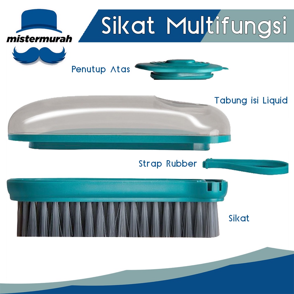 Jual Sikat Pakaian Baju Serbaguna Isi Sabun Cair Sikat Cuci Baju SIkat ...