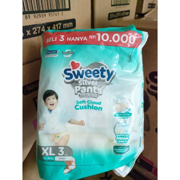 Jual Sweety Silver M, L, XL Mini Pack | Shopee Indonesia