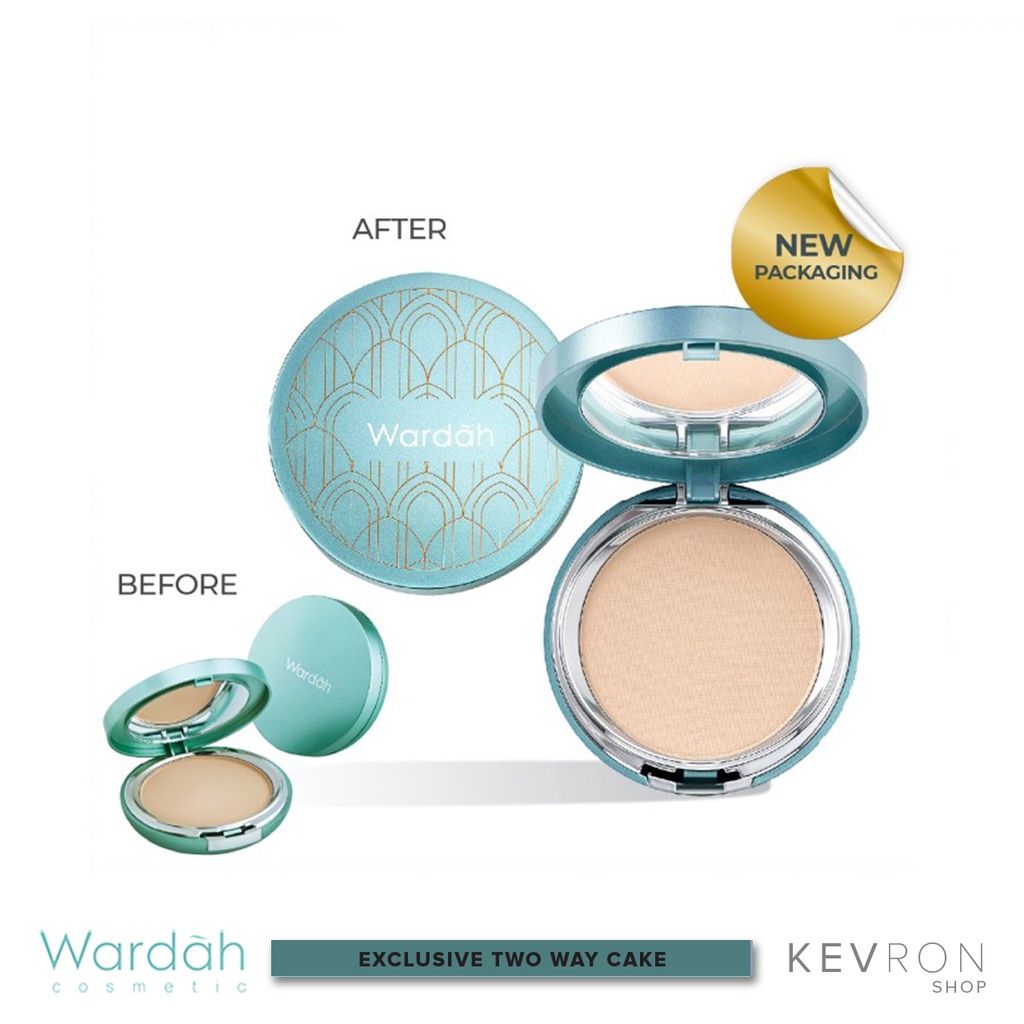 Jual Wardah Exclusive Two Way Cake Wardah Compact Powder | Shopee Indonesia