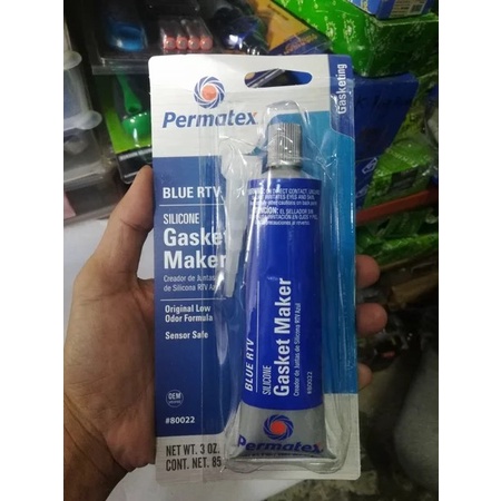 Jual PERMATEX BLUE RTV lem permatex blue silicone gakset maker 6BR ...