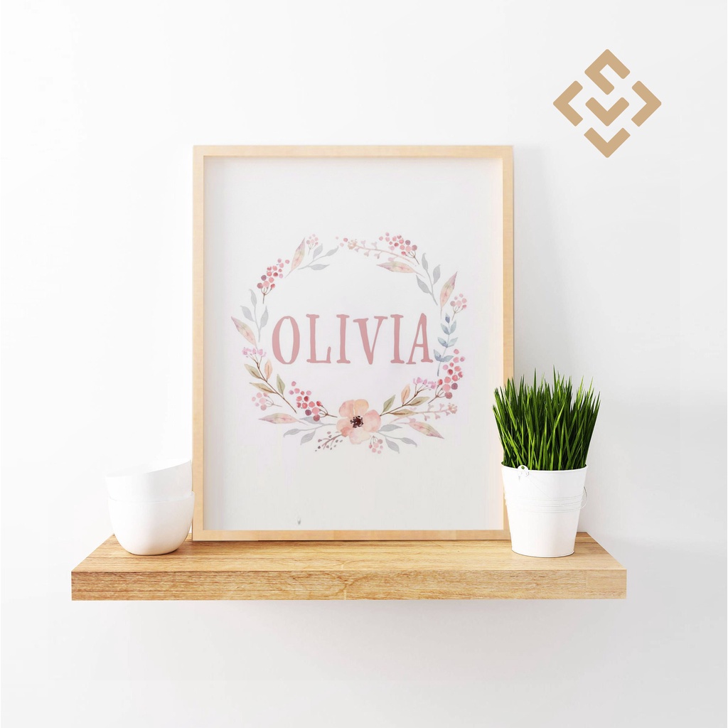Jual CUSTOM NAMA Dekorasi Dinding / Pajangan Aesthetic / Pajangan ...