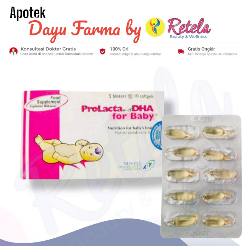 Jual PROLACTA W/ DHA FOR BABY 1X10 | Shopee Indonesia