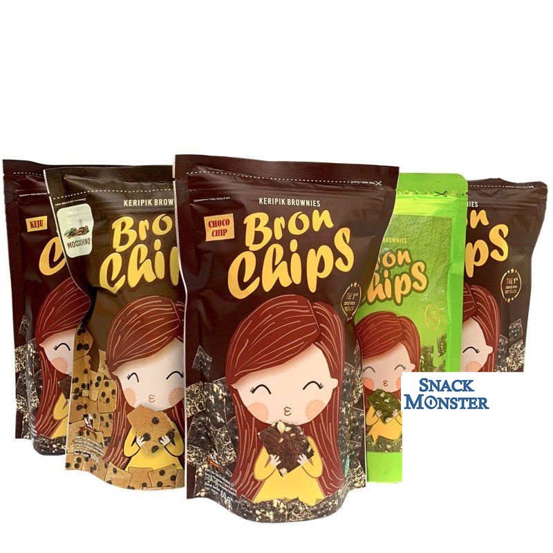 Jual Bronchips Keripik Brownies Bron Chip Chips - Netto 60 gr | Shopee ...