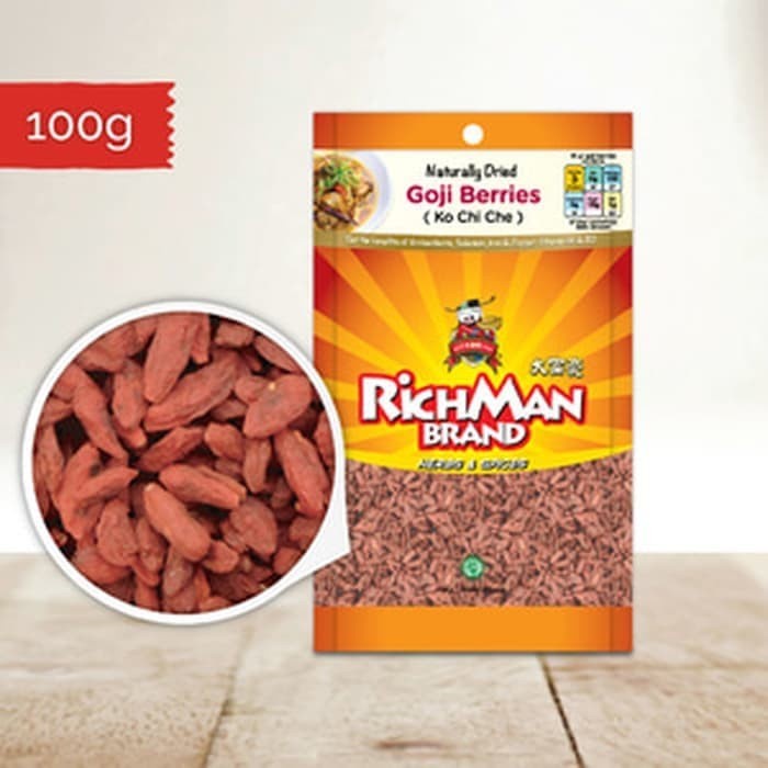 Jual keici ko chi che gojiberi goji berry gojiberry rich man 100 ...