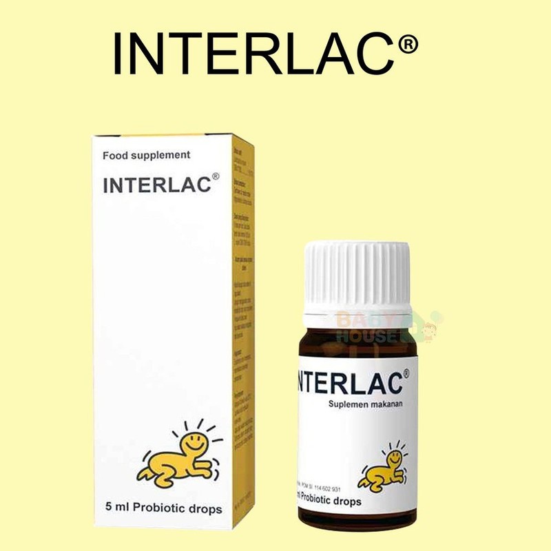 Jual Interlac Oil Drop 5ml Probiotik Suplemen Bayi | Shopee Indonesia