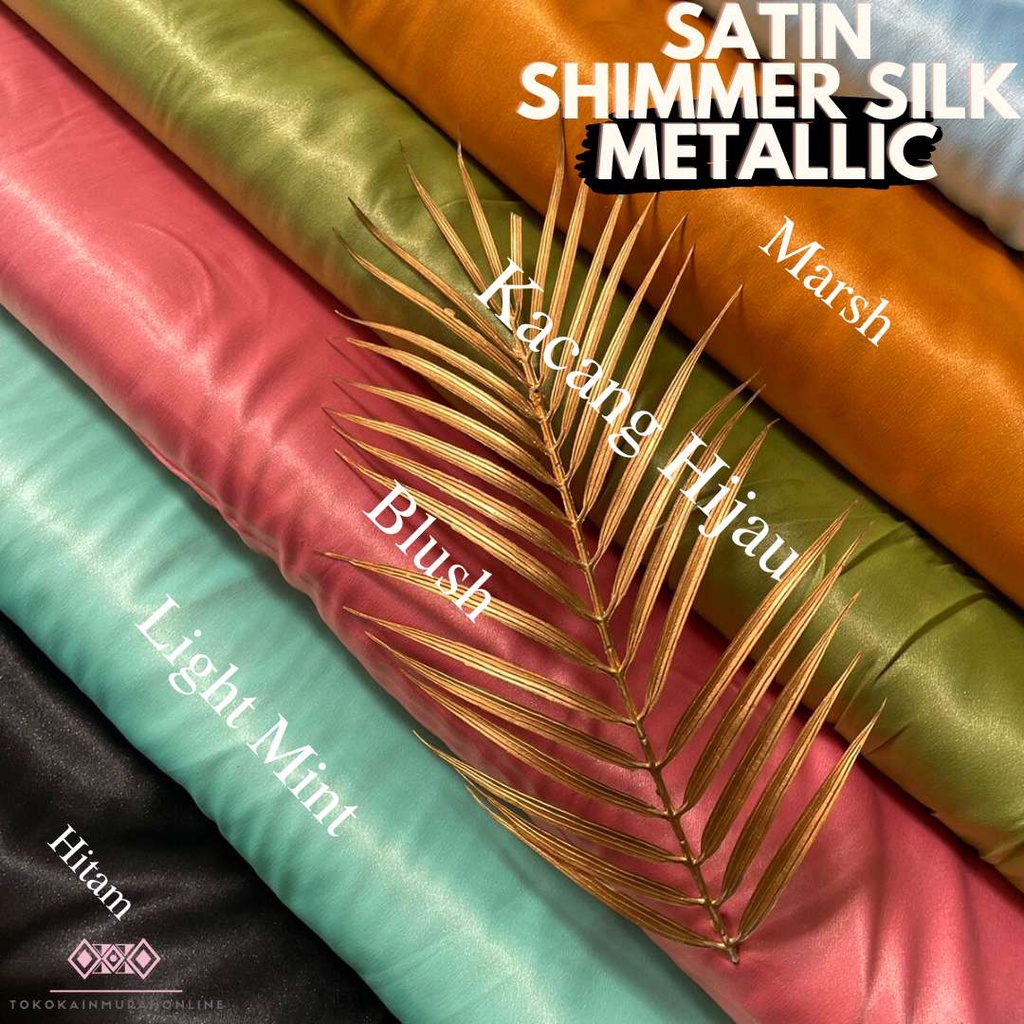 Jual Kain Satin Yamaha Silk Korea Original 100% Premium Pure Silk ...