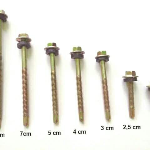 Jual Sekrup Spandek / Asbes ( HEX/SDS #12x30 ) | Shopee Indonesia