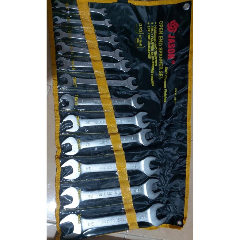 Jual JASON KUNCI PAS SET 12pcs 6-32mm(346-073) | Shopee Indonesia