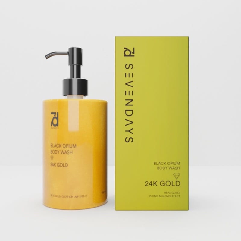 Jual SEVENDAYS BLACK OPIUM BODY WASH 24K GOLD 360ML | Shopee Indonesia