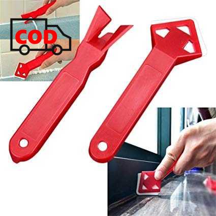 Jual Alat Pembersih Lem Silikon 2 in 1 Sealant Tool Scraper Perapi ...