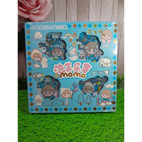 Jual Stiker Viral momo, Anne isi 100 lembar/box karakter lucu ...