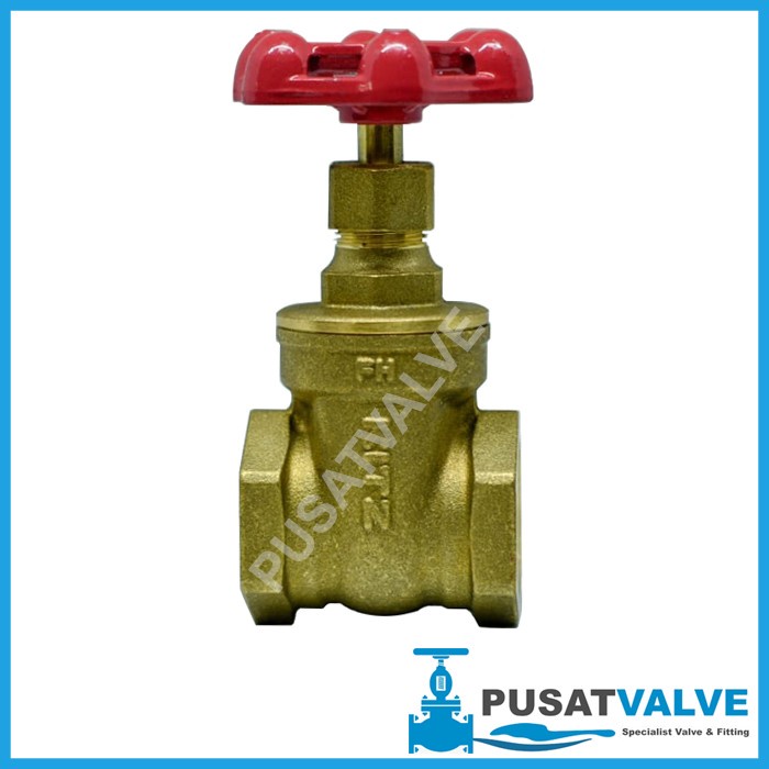 Jual GATE VALVE KITZ 1/2" #125 KUNINGAN, 100% ASLI !! ORIGINAL | Shopee Indonesia