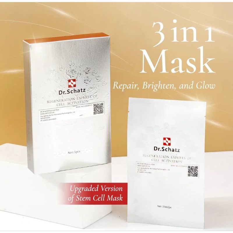 Jual Dr Schatz Masker Stem Cell Phyto Dr. Schatz 100% ORIGINAL BPOM | Shopee Indonesia