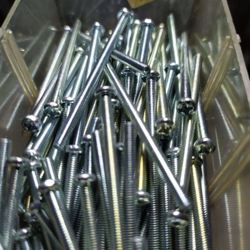 Jual jp baut + plus 3mm X 50mm 3x50 panjang 5cm dengan mur | Shopee Indonesia