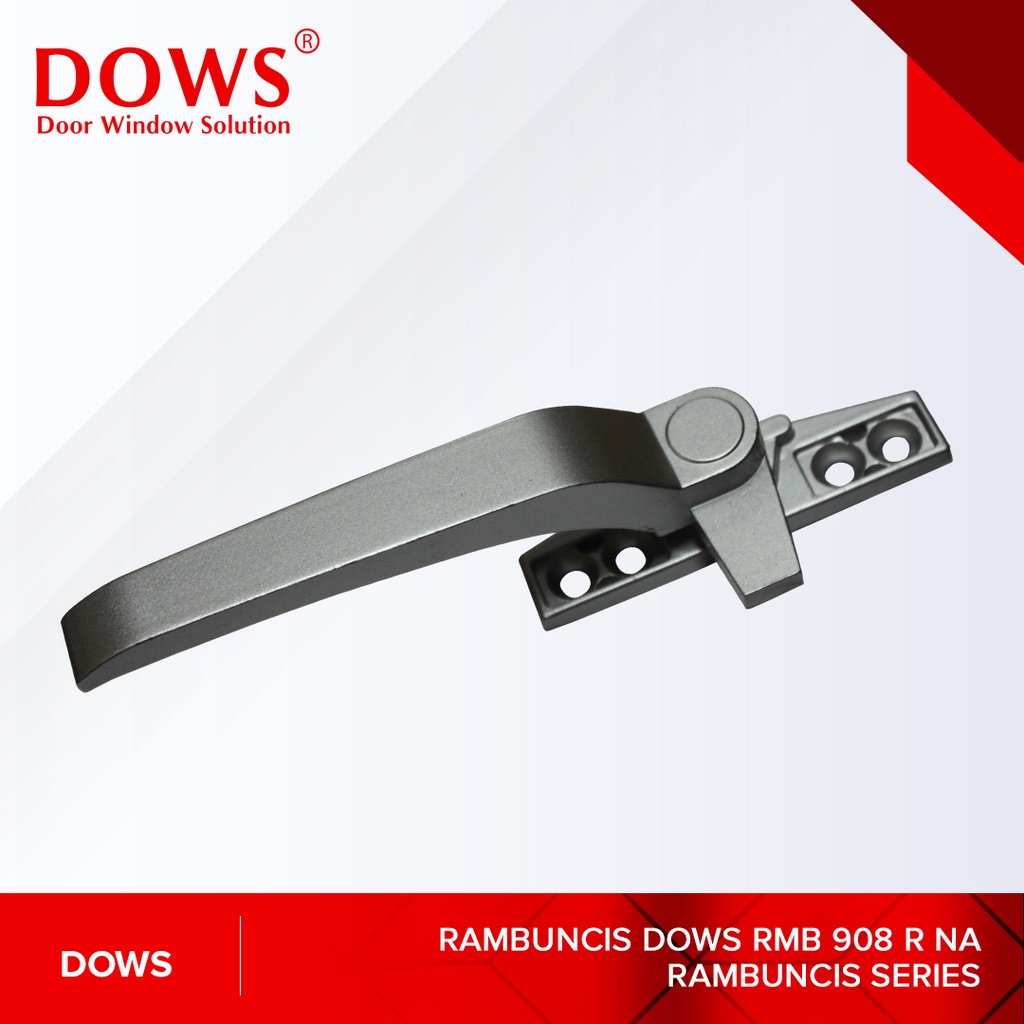 Jual Rambuncis Jendela/Casement Handle Aluminium Dows 908 | Shopee ...