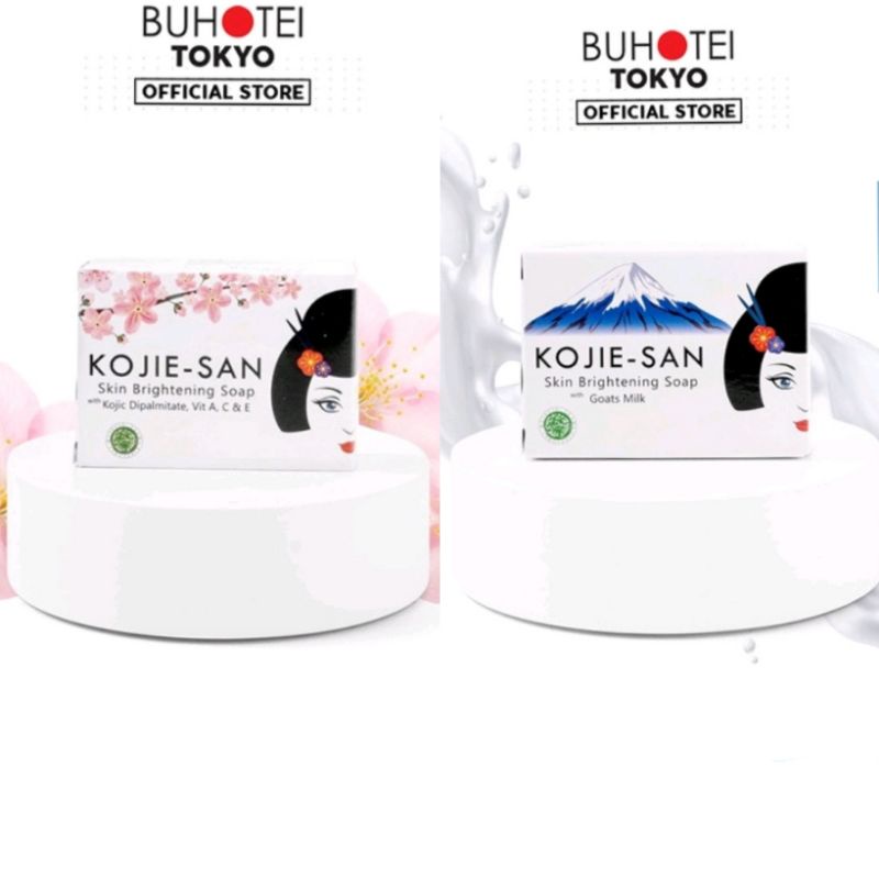 Jual BUHOTEI KOJIE-SAN skin lightening soap Kojic Acid / Goat Milk 65gr ...