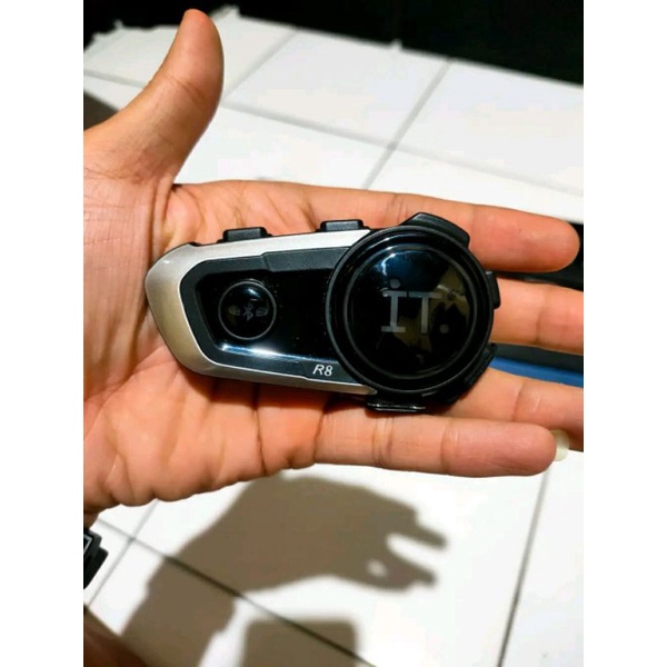 Jual IT Intercom Bluetooth Headset R8 - Black | Shopee Indonesia