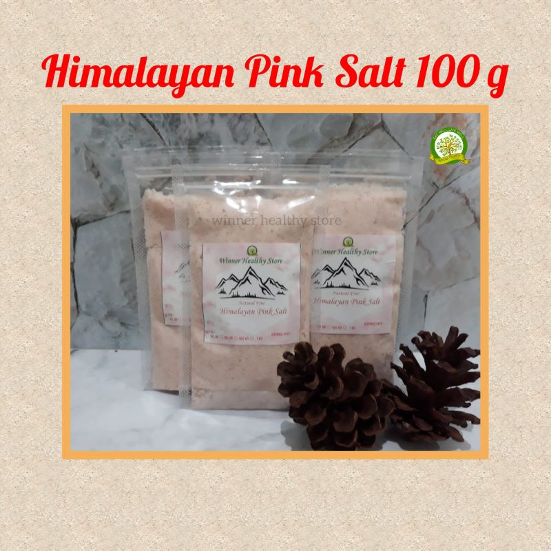 Jual Himalayan pink salt isi 100gr | Shopee Indonesia