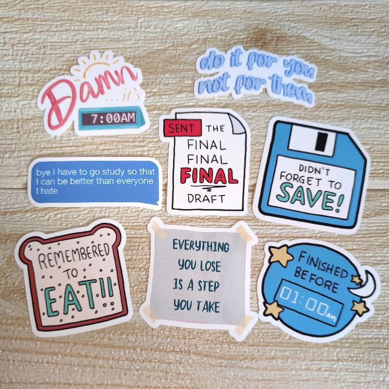 Jual Sticker Pack Self Reminder | Shopee Indonesia