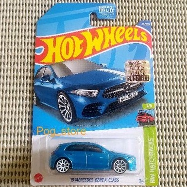 Jual Hot Wheels 2022 - 19 Mercedes Benz AClass - Blue(Factory Seal 2022 ...