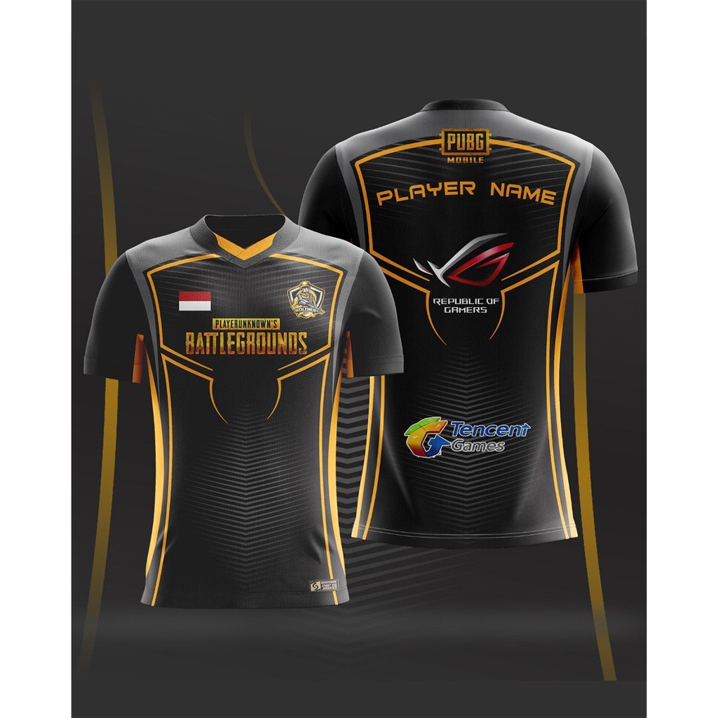Jual JERSEY GAMING ESPORT PUBG Custom Nama, logo Team | Shopee Indonesia
