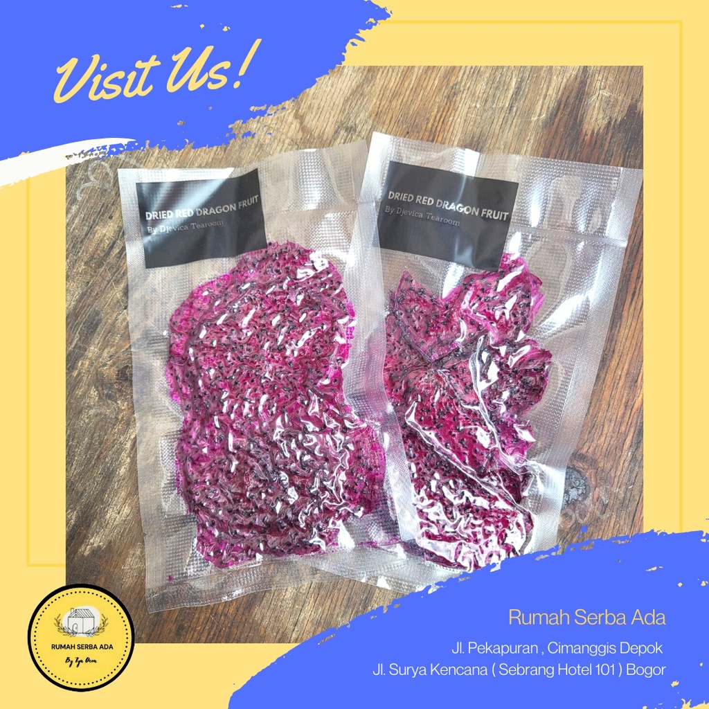 Jual Organic Dried Red Dragon Fruit (Buah Naga Merah Kering) | Shopee Indonesia