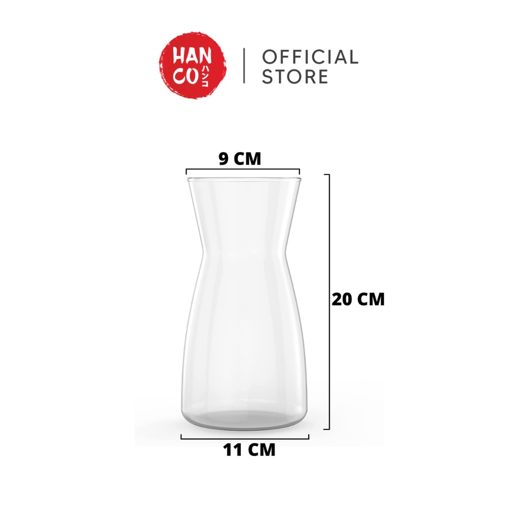 Jual MUST HAVE IKEA HANCO KARAFF kaca bening 1 liter PITCHER Karafe ...