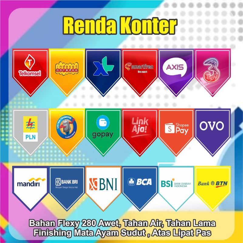 Jual Spanduk Renda konter murah | Shopee Indonesia