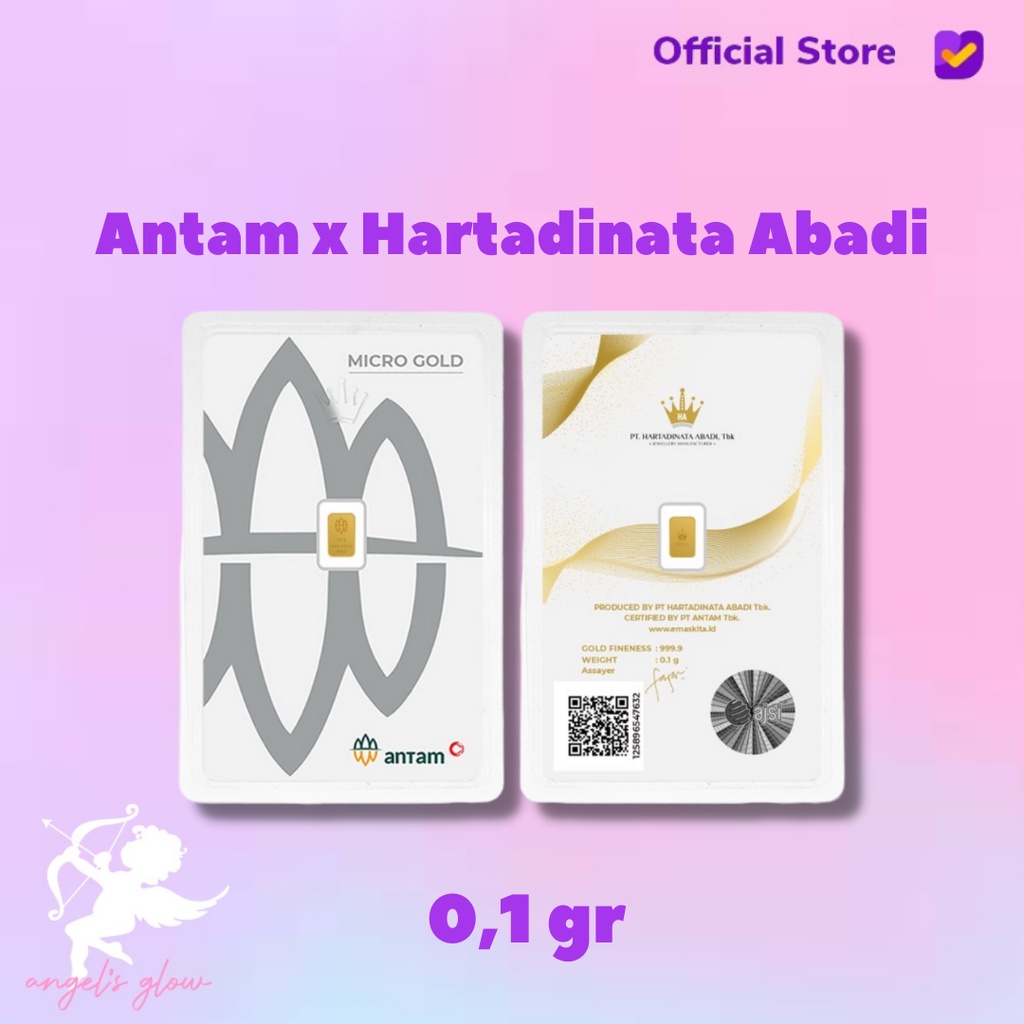 Jual Micro Gold Antam Hartadinata 0.1 & 0.25 Gram Premium Series ...