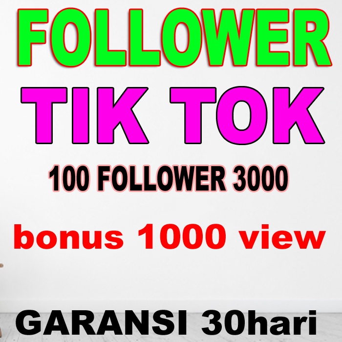 Jual FOLLOWER TIK TOK GARANSI | Shopee Indonesia