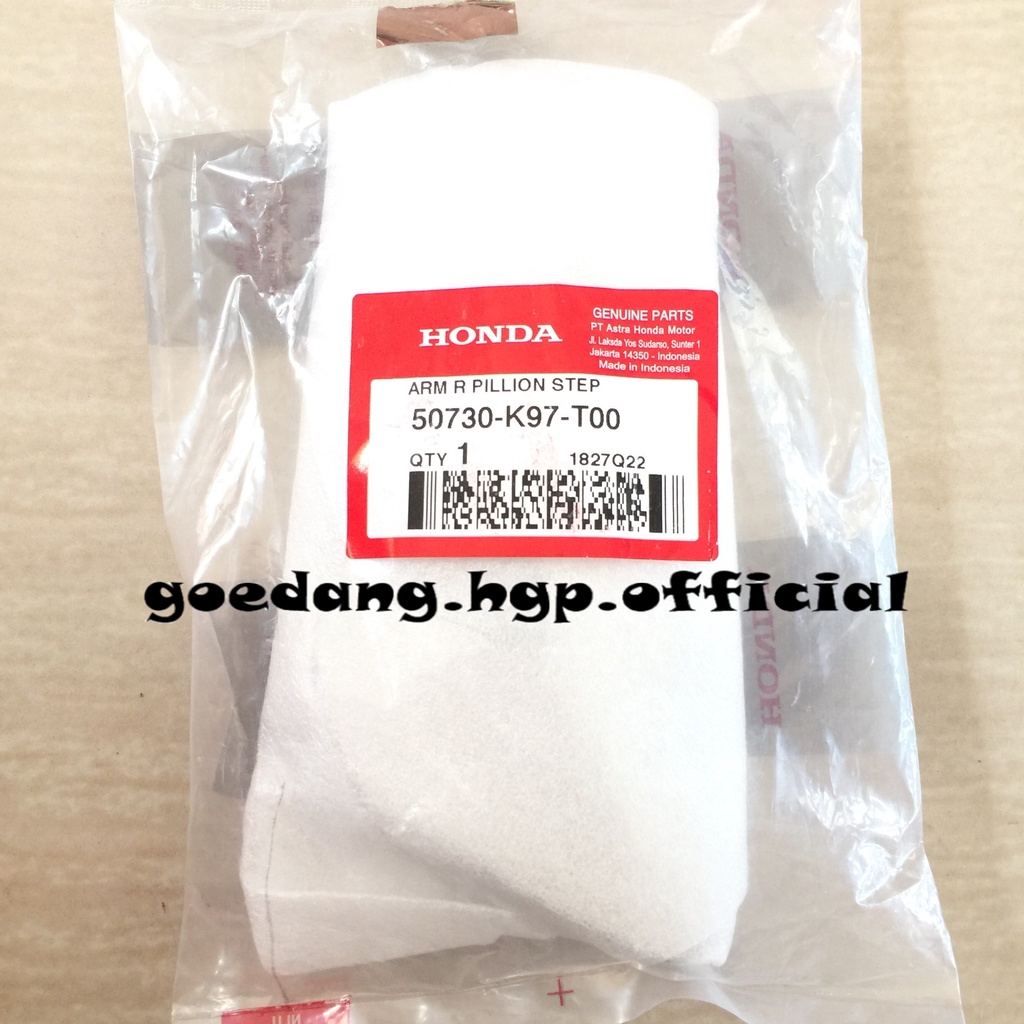 Jual Arm R Pillion Step / Foot Step Belakang KANAN PCX 150 K97 ORGINAL ...