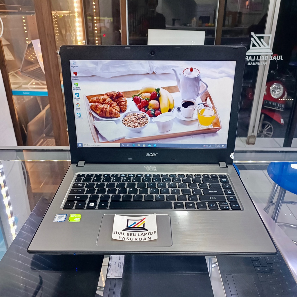 Jual ACER ASPIRE E5-476G (i3 gen-7 Ram 4gb SSD 256gb Nvidia MX130) | Shopee Indonesia