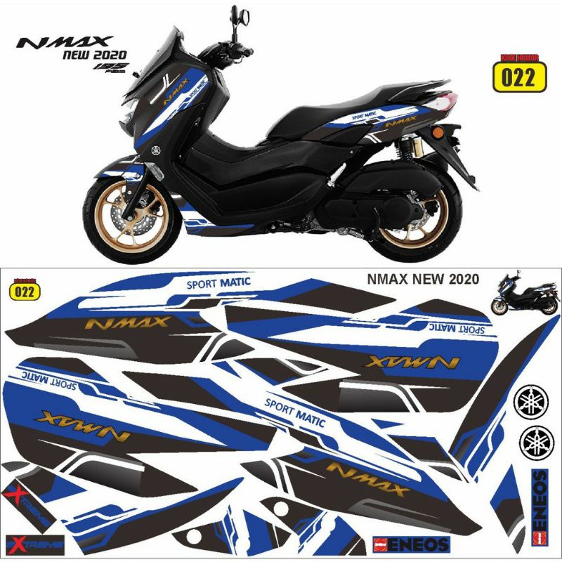 Jual STIKER NMAX 155 STRIPING YAMAHA NMAX ALL NEW 2022 LIS NMAX ...