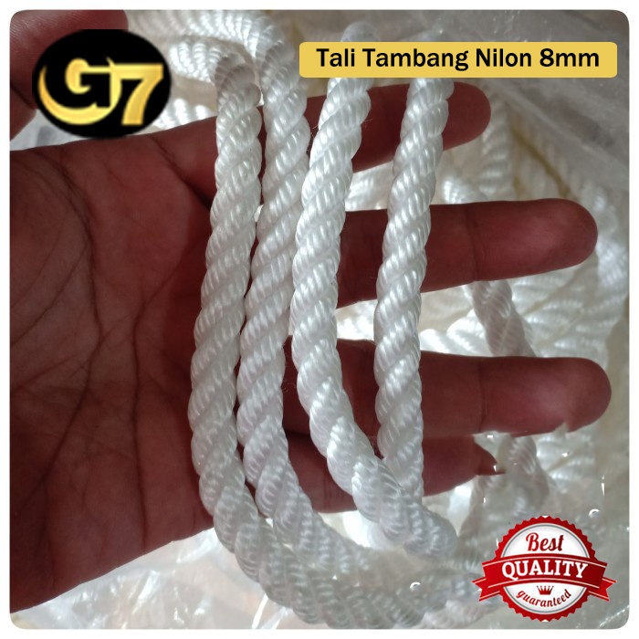 Jual Tali Tambang Nilon Tali Nylon Rope 6mm 8mm Tali Tambang Kecil Tapi PE Tali Tahan Air Tali ...