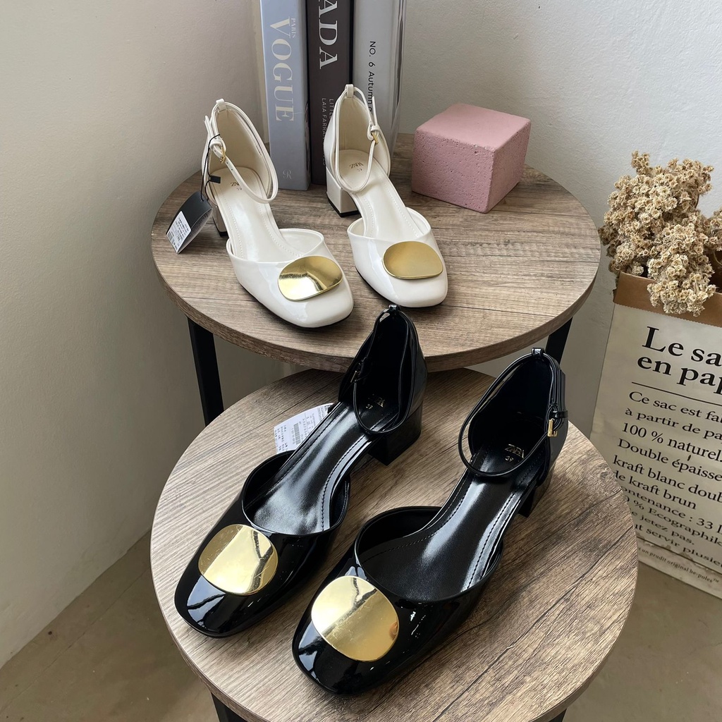 Jual Sepatu Wanita heels tahu ZR-173 | Shopee Indonesia