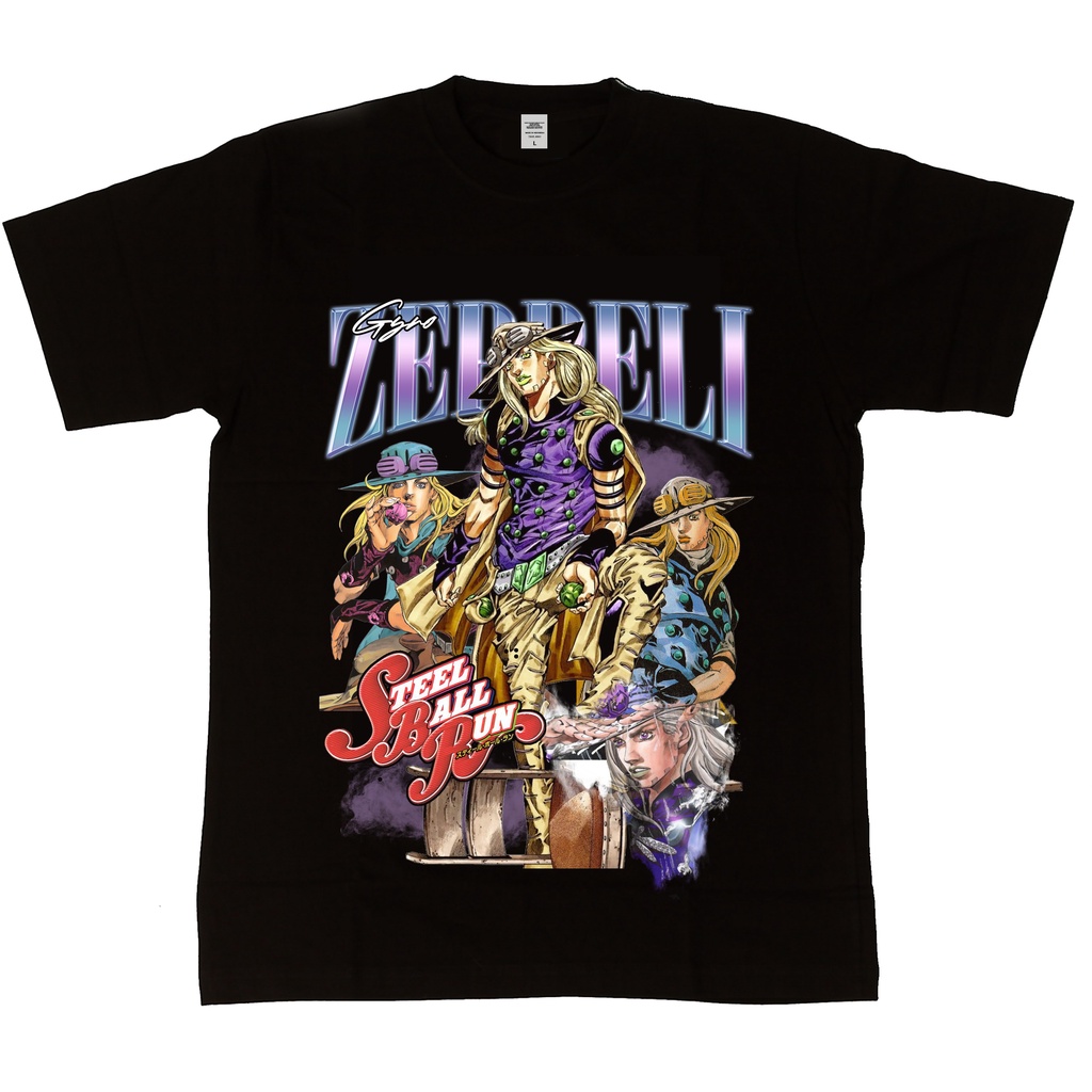 Jual Animood - Tshirt Gyro Zeppeli Jojo Bizzare Adventure Steel Ball ...