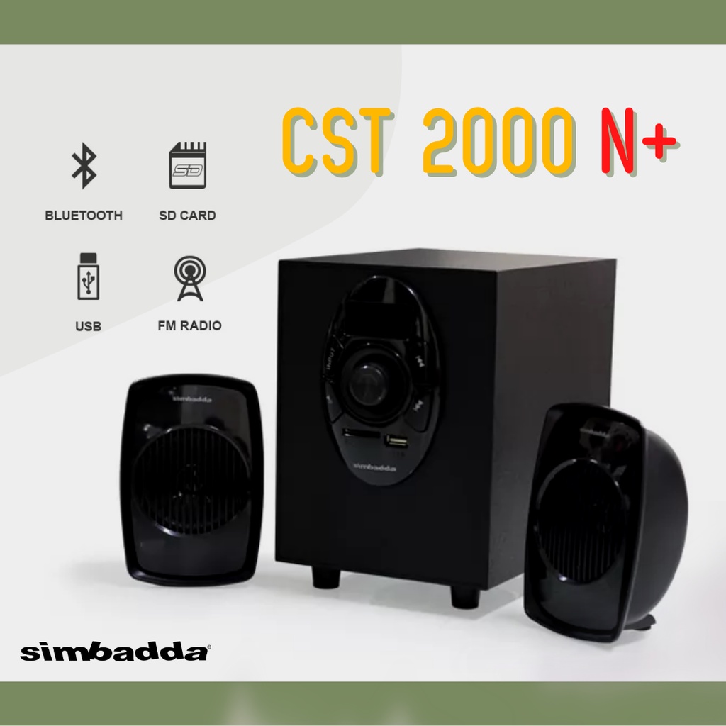 Jual Simbadda Music Player CST 2000 N+ Active Speaker | Shopee Indonesia