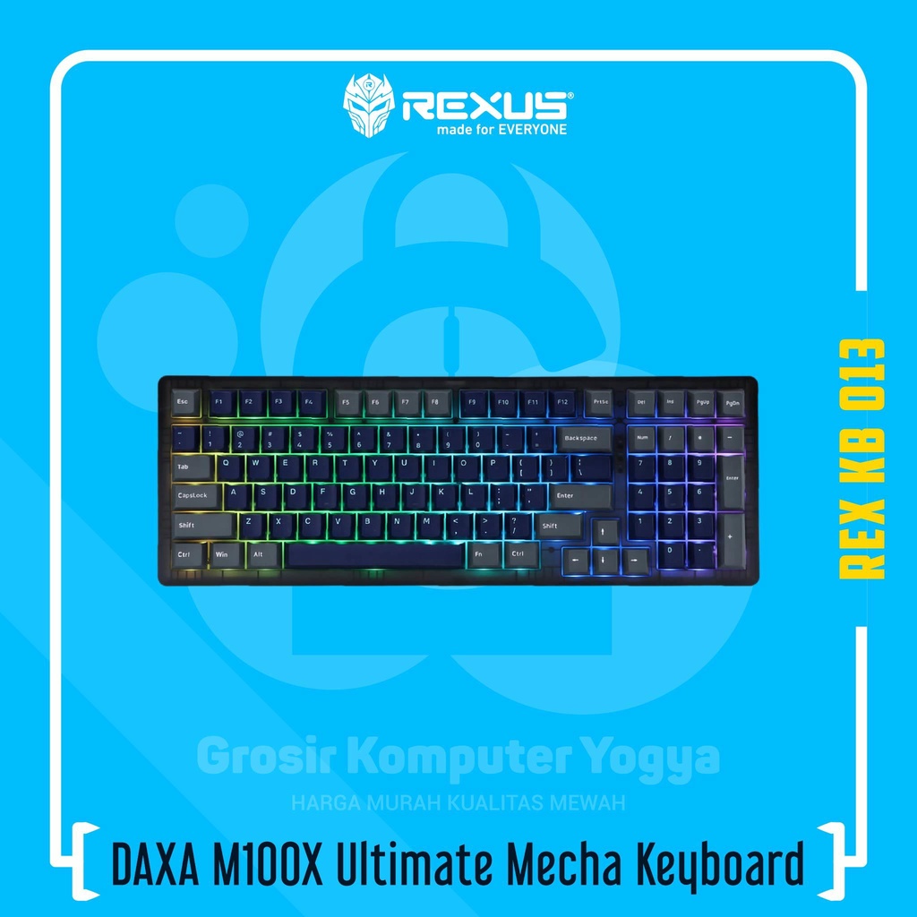 Jual Rexus DAXA M100X Ultimate 3 Mode Connection Mechanical Gaming ...