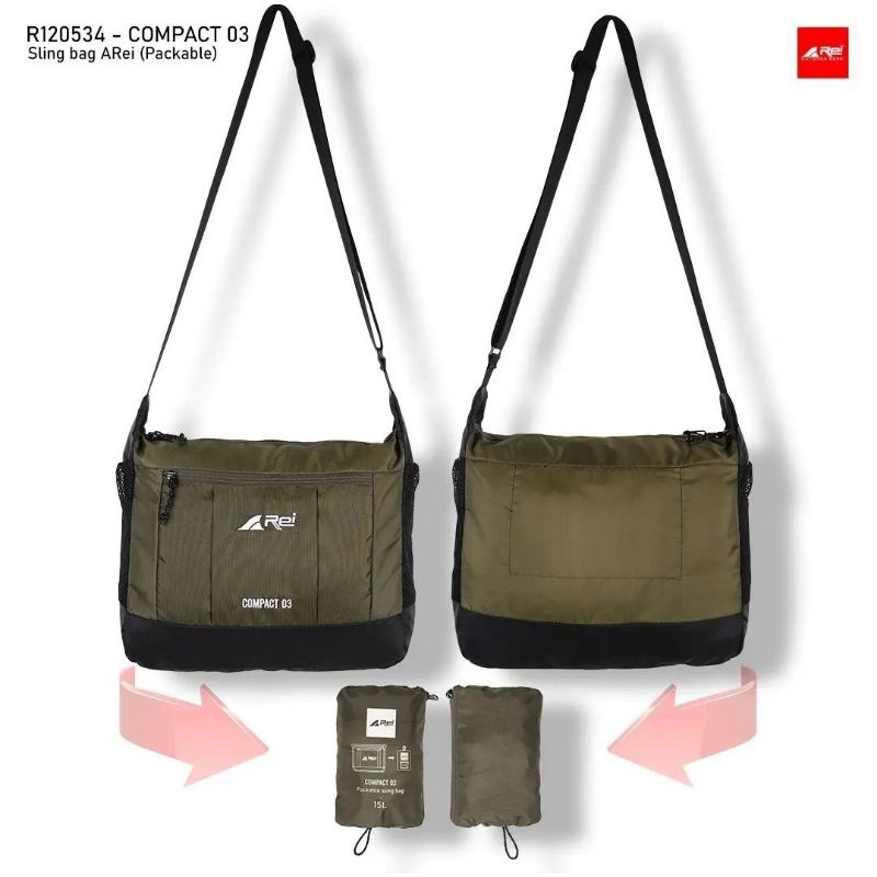 Jual tas selempang original arei compact 03 arei outdoorgear pokable ...
