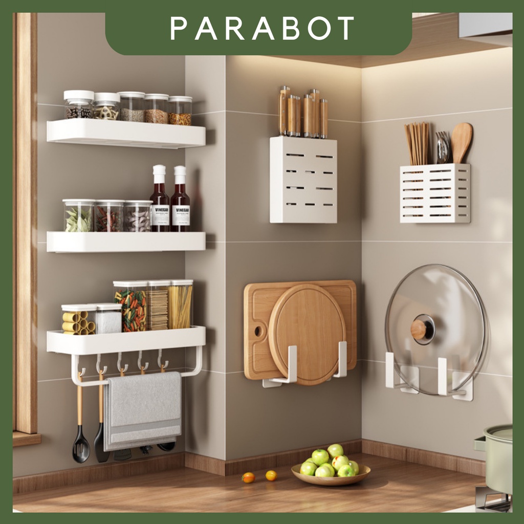Jual Rak Dapur Serbaguna Rak Bumbu Rak Dapur Gantung Tempel Kitchen ...