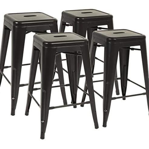 Jual Iron Chair/Kursi Iron/Kursi Cafe/Bar Stool Tinggi Ukuran T*75 ...