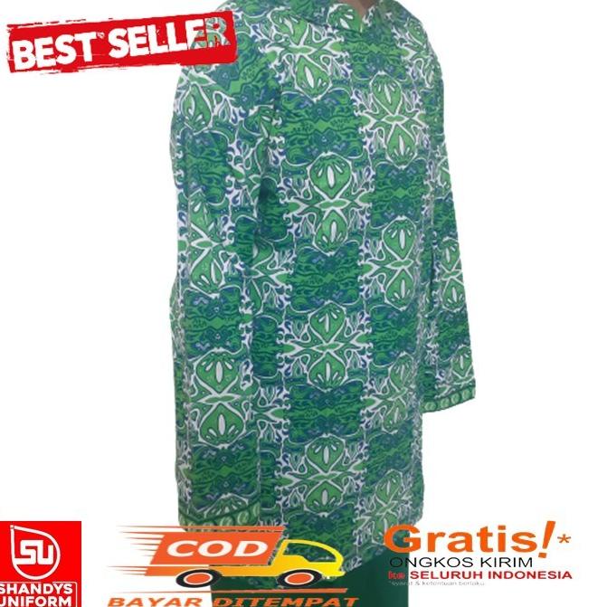 Jual BATIK TUNIK SMP SMA AL AZHAR PUTRI | Shopee Indonesia